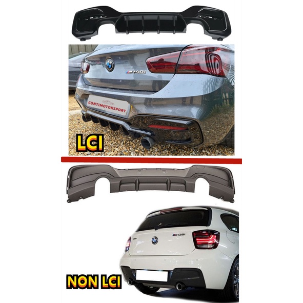 BMW 1 SERIES F20 M SPORT FIT M PERFORMANCE KIT LIP DIFFUSER TRUNK WING ...