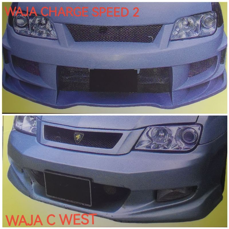 Waja Front Bumper (FB45 C West, FB70 Charge Speed) Fibreglass Without ...