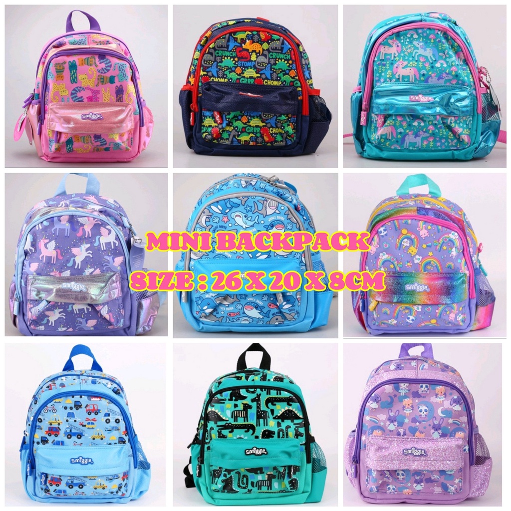 Smiggle Mini Cute Backpack Preschool Bag Kindergarden bag with Bottle ...