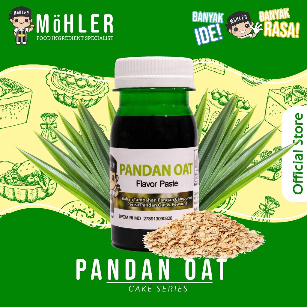 Distribute by MoHLER Malaysia - Pandan Oat Flavour Emulco Paste 60 gr ...