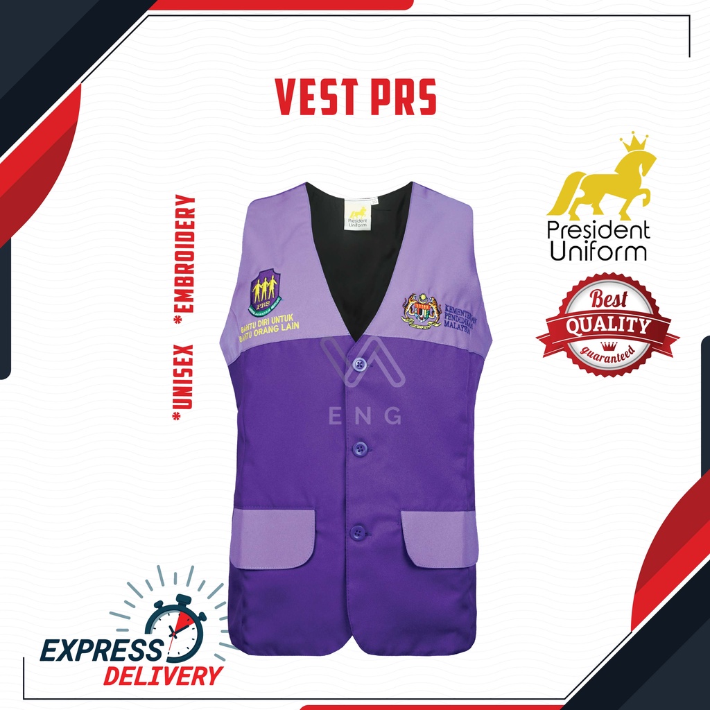 VEST PRS SIAP SULAM READY STOCK !!! VEST SEKOLAH RENDAH DAN MENENGAH ...