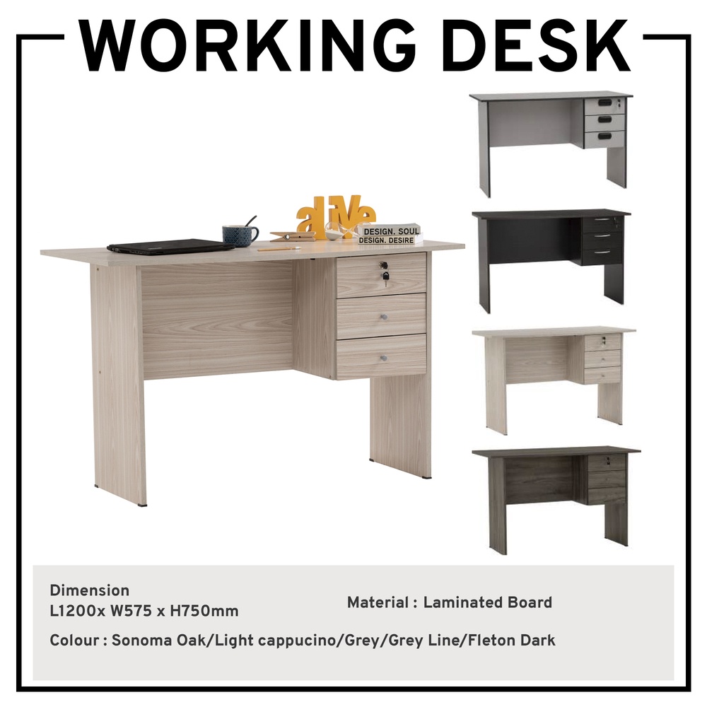 Working Desk Table Office Table Study Desk | Shopee Malaysia