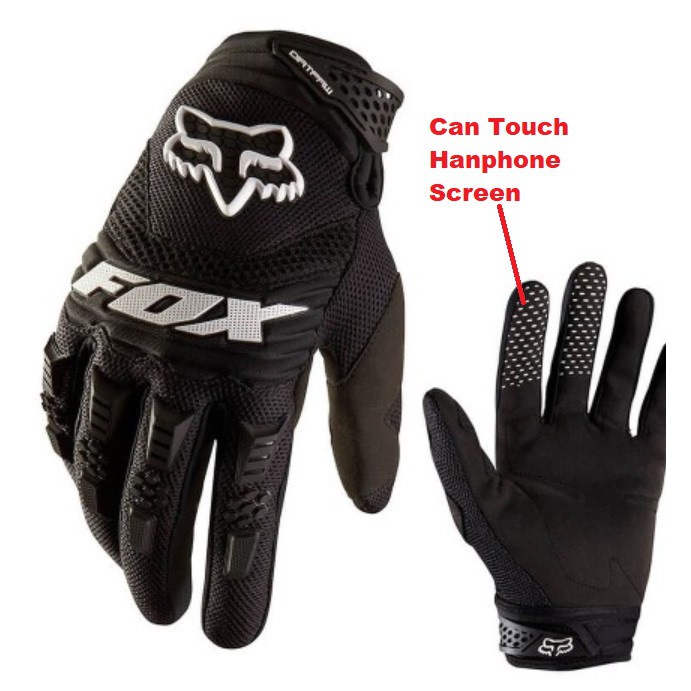Fox Motorcycle Gloves With Touch Screen Sensor Glove Riding Bike Sarung ...