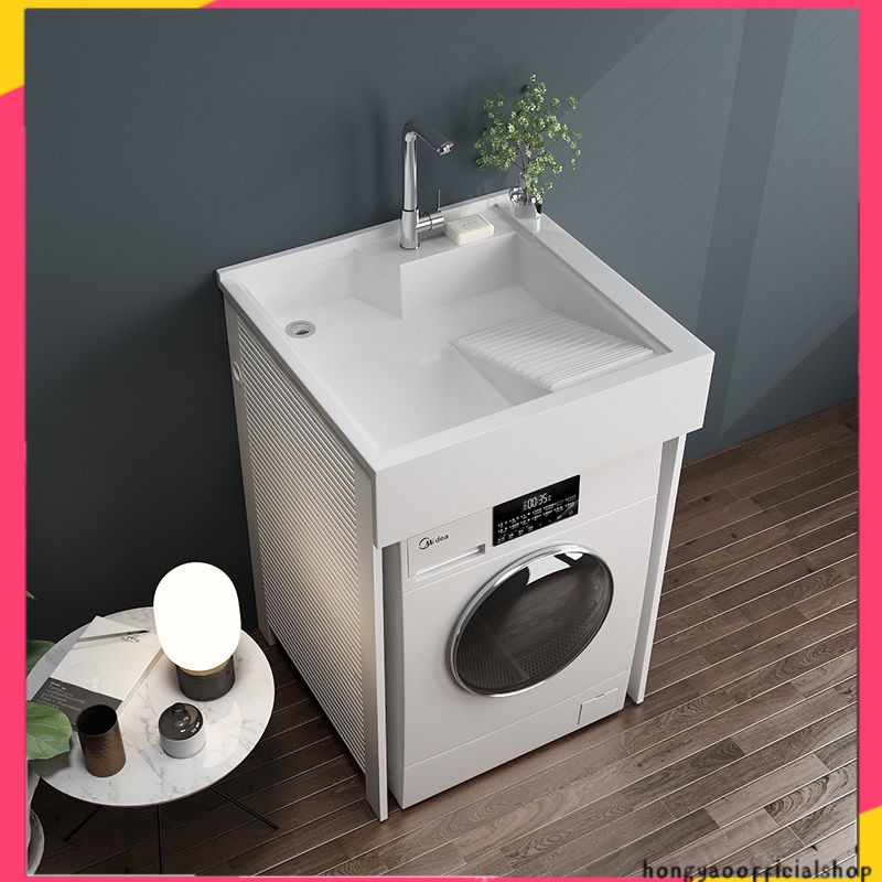 Balcony washing cabinet combination washing cabinet integrated basin ...