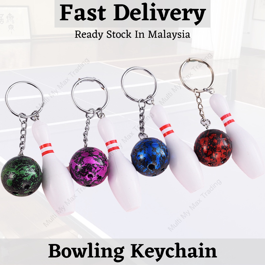 Simulation Bowling Keychain Pendants Sports Keychain Fans Souvenir ...