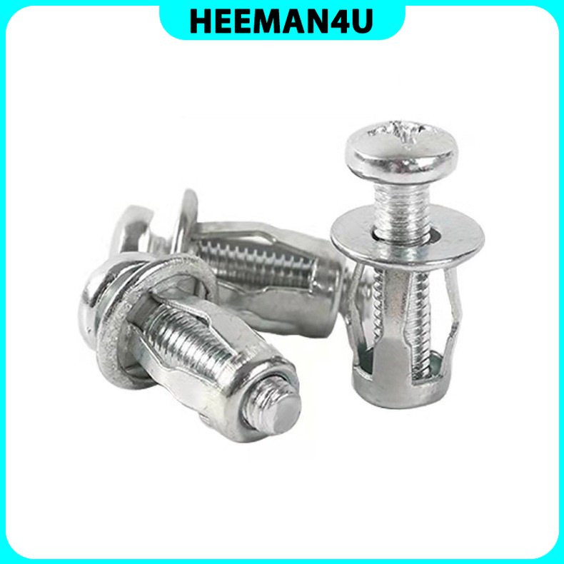 Heeman4u Lantern Type M4 M5 M6 M8 Rivet Nut Wall Plug memperbaiki skru ...