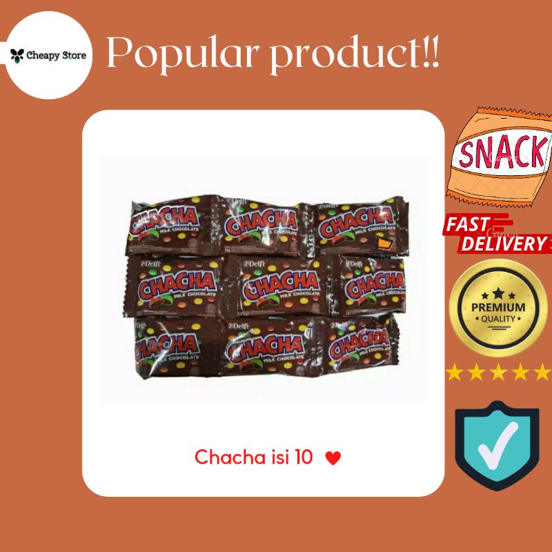 Chocolate ChaCha Contents 10x7 gr (peanut And milk) | Shopee Malaysia