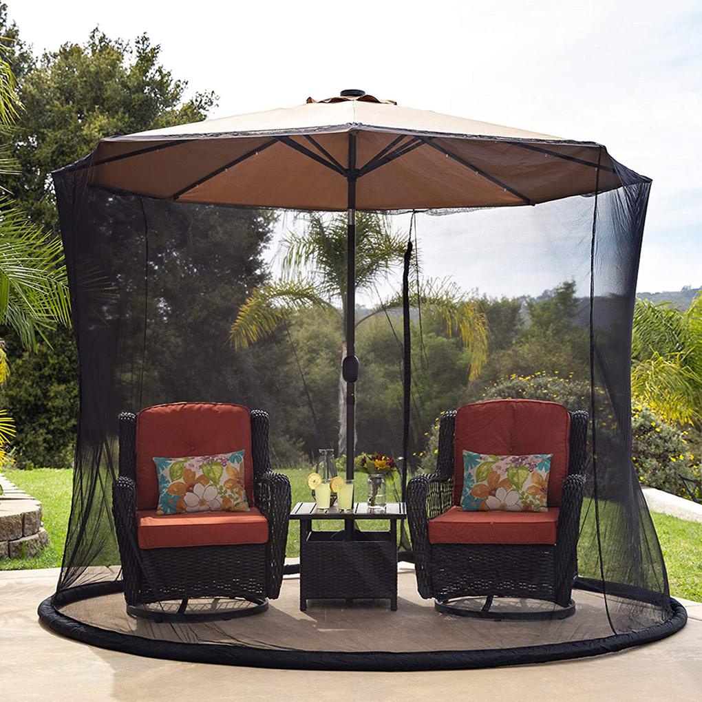 Bug Screen for Outdoor Patio Table Over Cover Umbrella Net Netting The ...