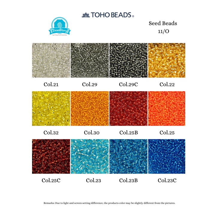 TOHO Silverlined 11/0 - 7G 50G [Manik Jepun TOHO Silverlined Kilat 11/O ...