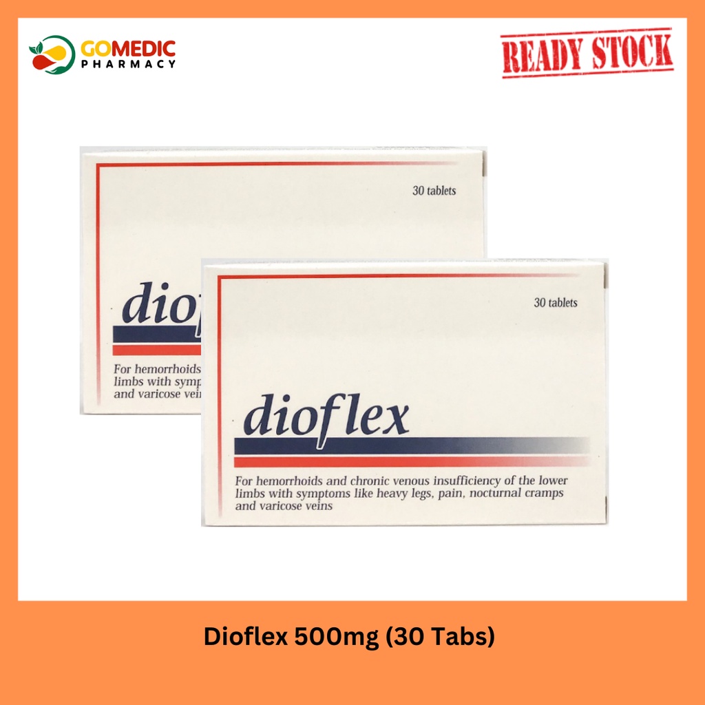 Dioflex 500mg (30 Tabs)/ BUASIR | Shopee Malaysia
