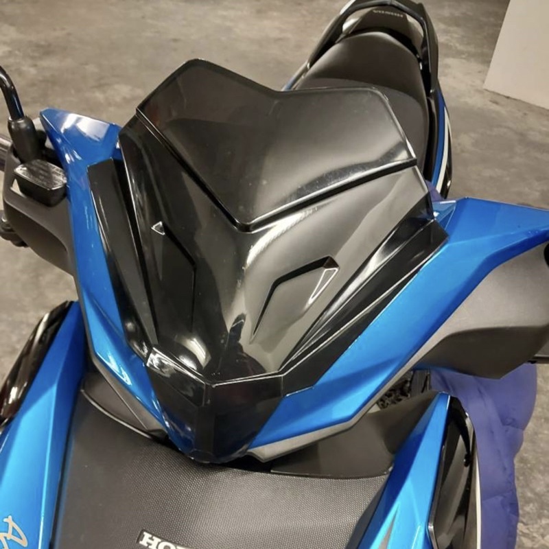 HONDA RSX RS-X150 COWLING VISOR LONG / WINDSHIELD TRANSPARENT BLACK ...