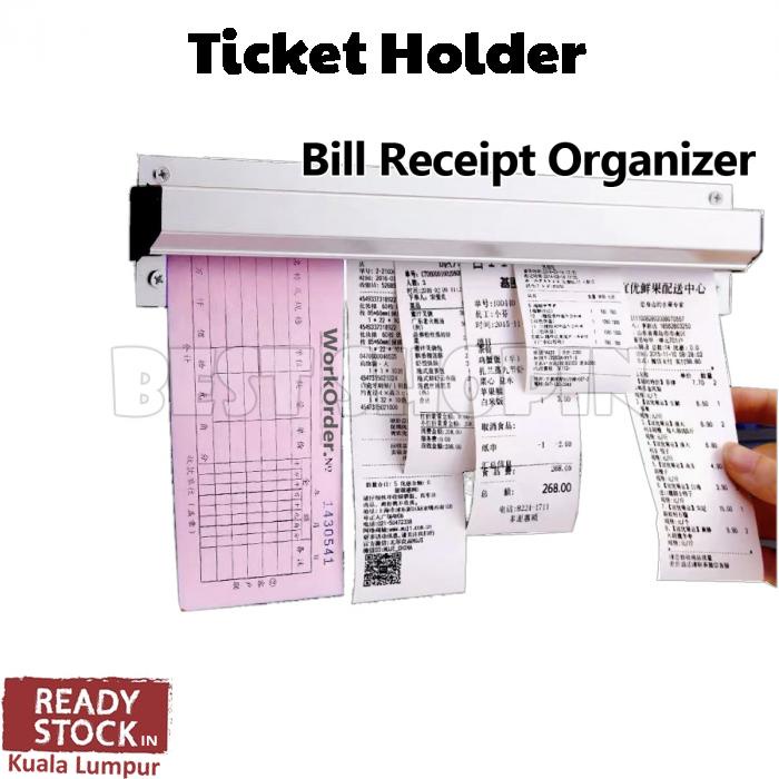 Ticket Bill Receipt Check Holder Bar Organizer 25 to 60 CM | Shopee ...
