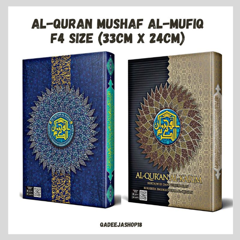 🔥BEST SELLER🔥AL-QURAN MUFIQ (40 DALAM 1) SAIZ F4 BERSERTA KOTAK ...