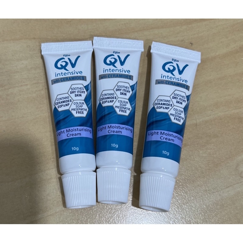 (Travel Pack) QV Intensive with Ceramides 10g (3 Tubes) | Shopee Malaysia
