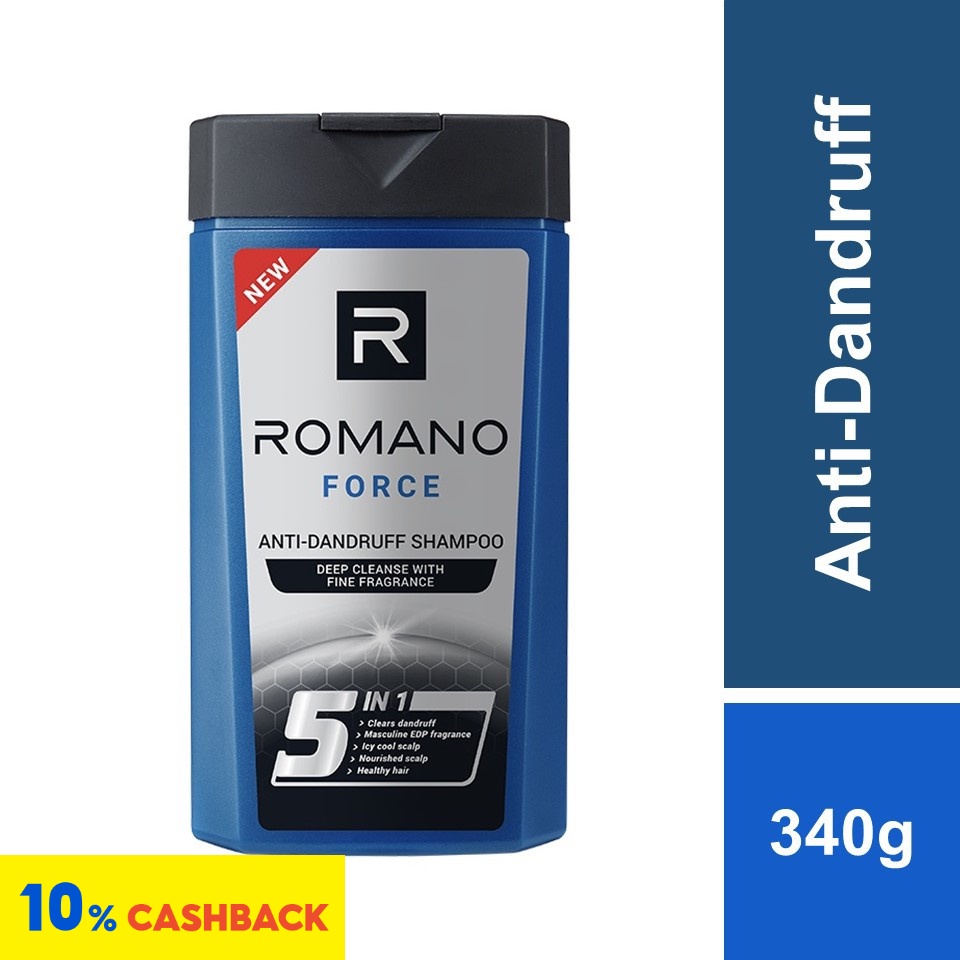 Romano Shampoo Anti Dandruff Force (340g) | Shopee Malaysia