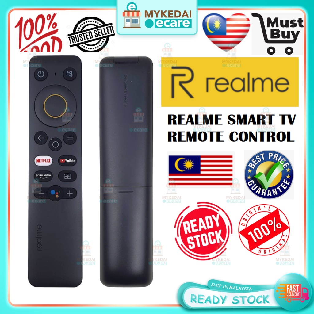 Realme ANDROID SMART Bluetooth Voice Function LED TV Remote Control ...