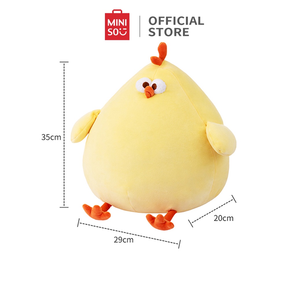 MINISO Chicken Doll Series DunDun Soft Sleeping Plush Toy Stuffed ...