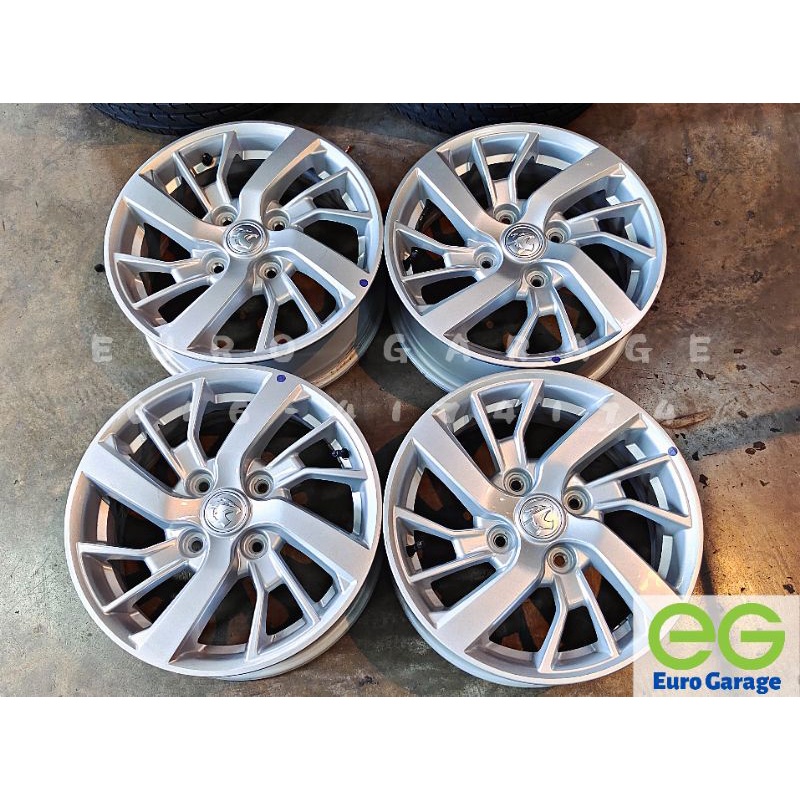 USED 15 4X114.3 RIM ORI PROTON 2022 CONDITION LIKE NEW waja persona ...