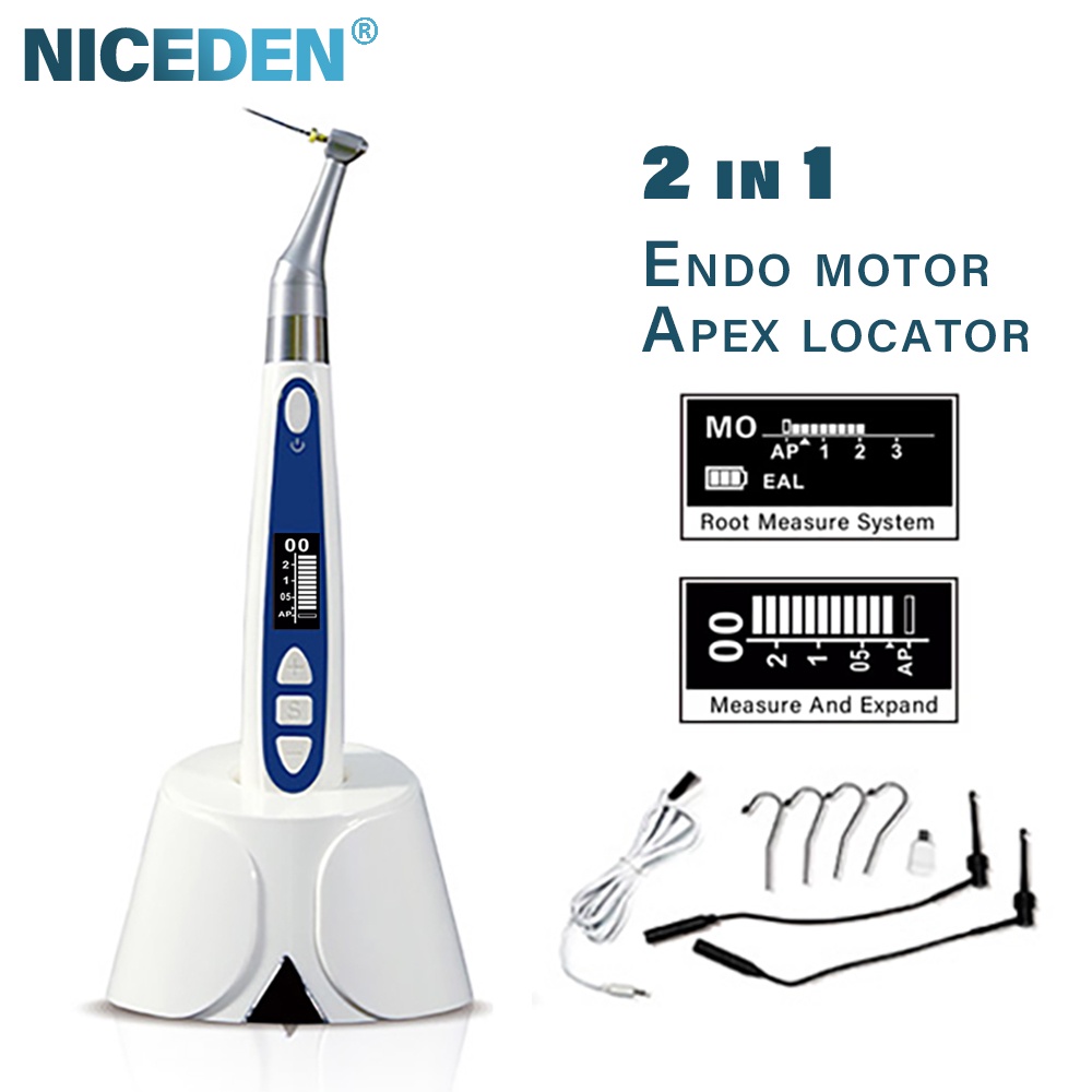 NICEDEN New Design Wireless Dental Endo Motor with Built in Apex ...