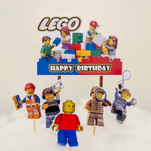 Lego TOPPER / LEGO CAKE TOPPER / LEGO CAKE TOPPER / LEGO CAKE ...