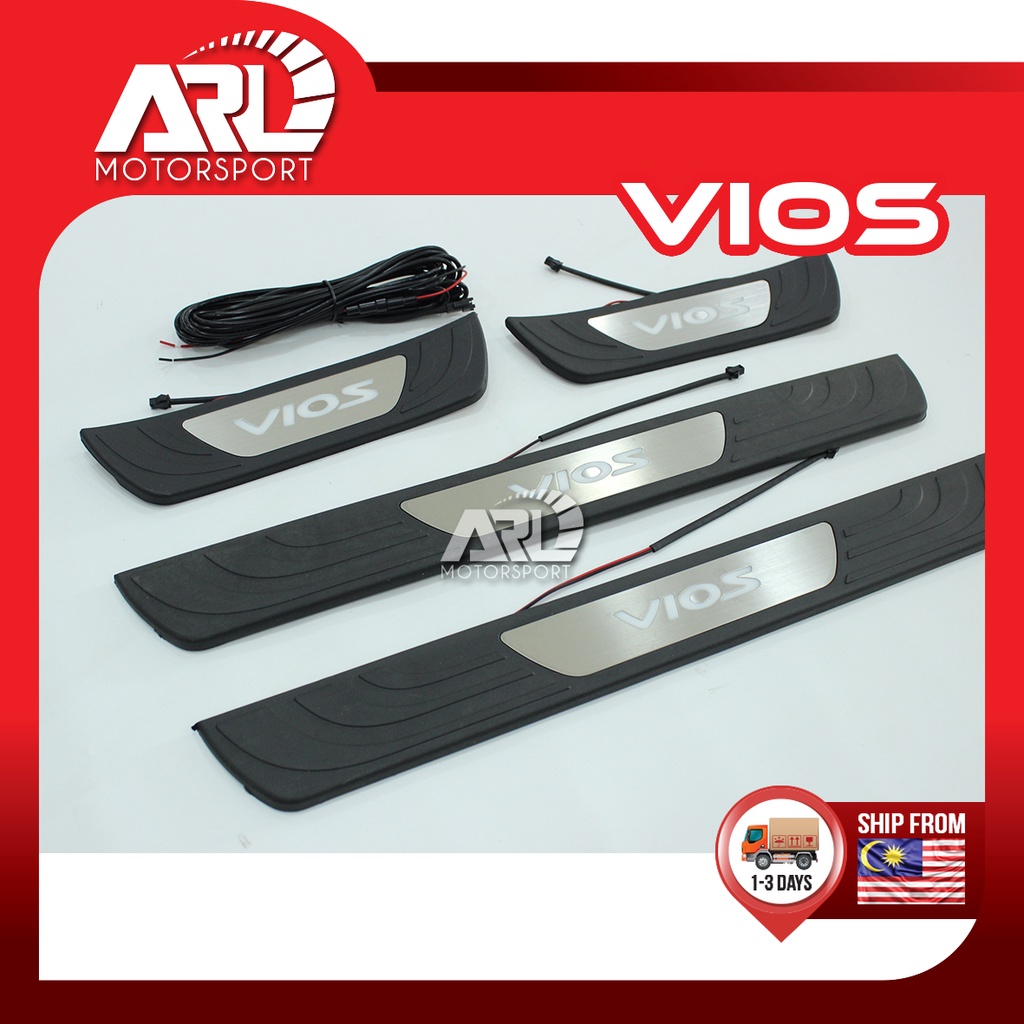 Toyota Vios NSP151 Facelift OEM LED Door Step/Scuff Plate Door Scuff ...