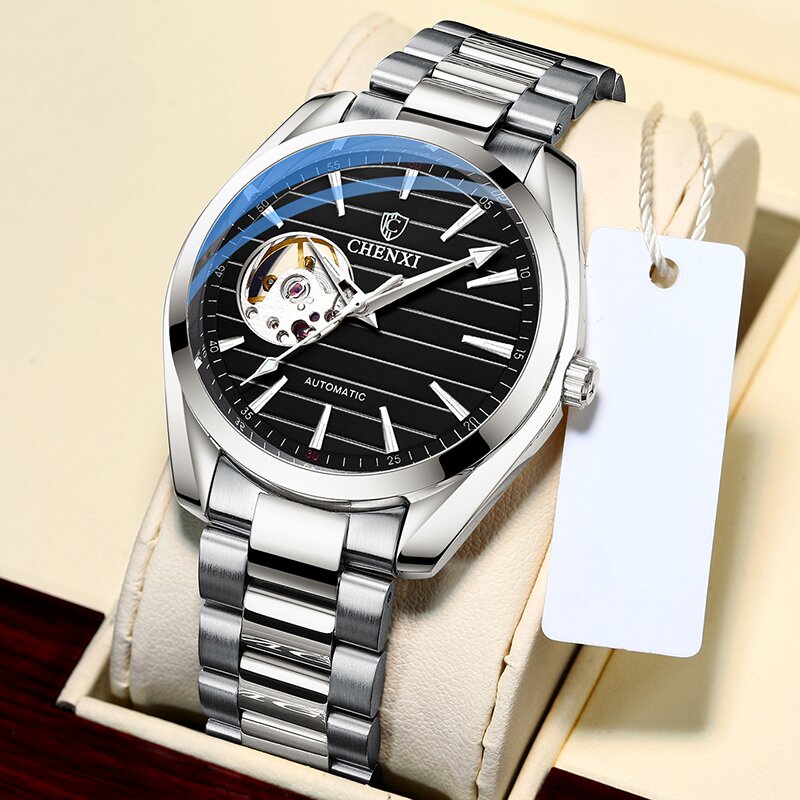 CHENXI Automatic Mens Watches Top Brand Mechanical Tourbillon Wrist ...