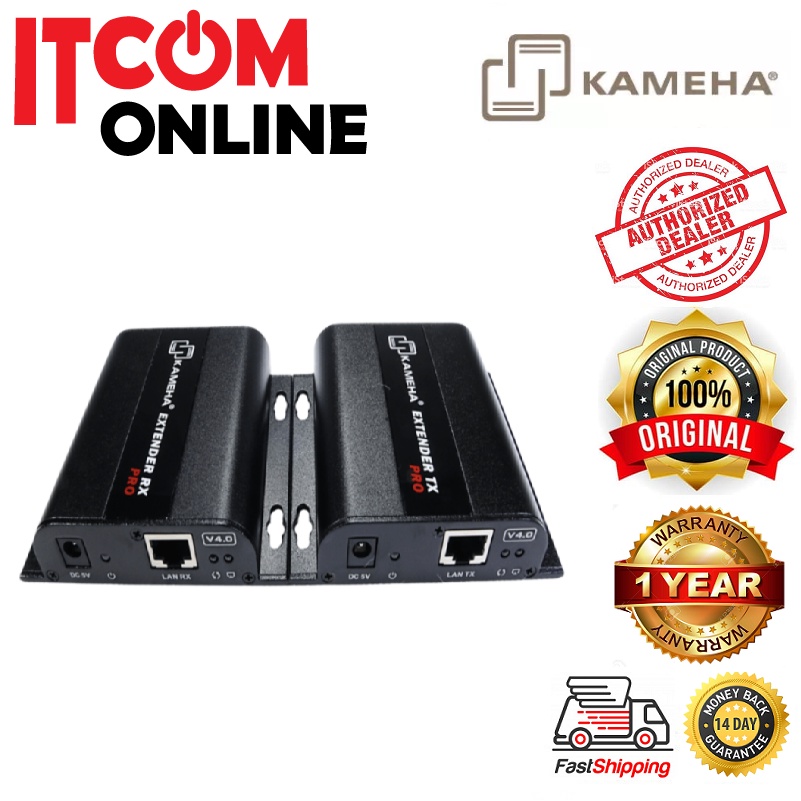 KAMEHA HDMI WITH IR HDBIT-T EXTENDER 100M (KA041PRO) | Shopee Malaysia