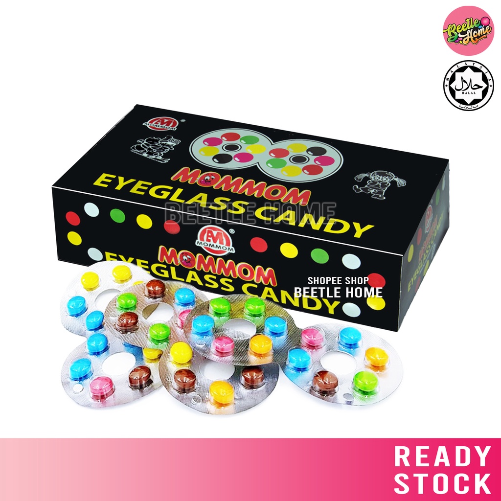 【Borong RM 7.9】Mommom Eyeglass Candy Chocolate 40pcs Bean Party Snack ...