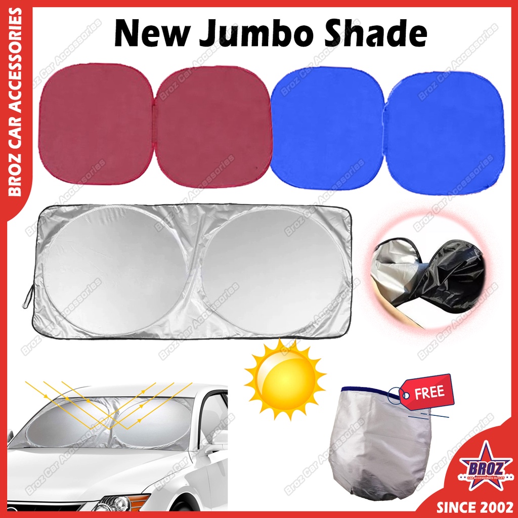 Universal Foldable Windscreen Sunshade Car Windshield Sun Block Reduce ...