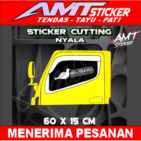Cutting Flame Sticker - Car Glass Sticker/Pick Up/Truk - Sticker Size ...