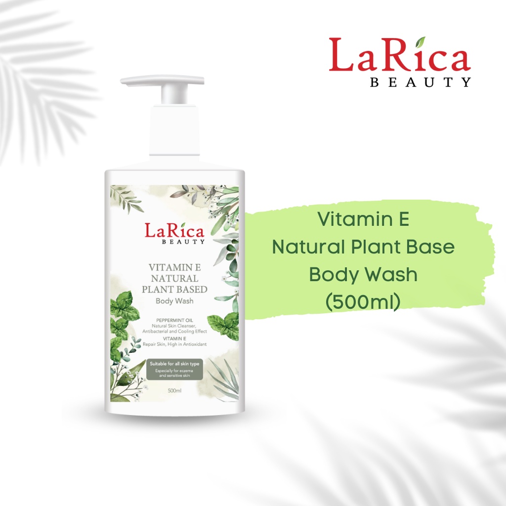 LaRica Vitamin E + Peppermint Oil Body Wash (500ml) with Ceramide ...
