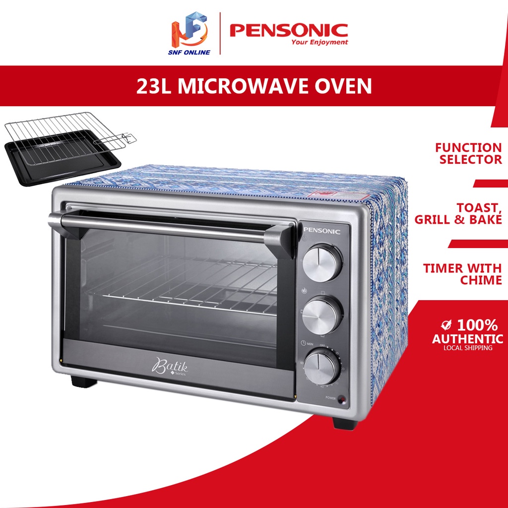 Pensonic Ketuhar Elektrik Electric Oven - Batik Series (23 L) PEO-2304B ...