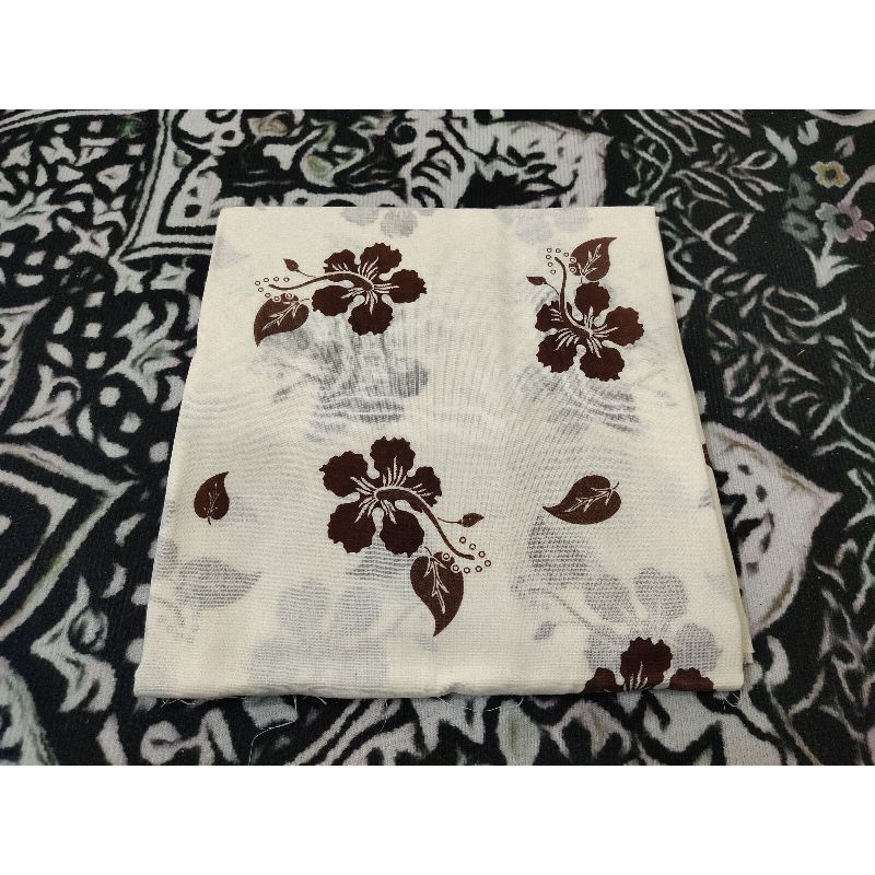 Kain batik lepas - Semutar Kepala Orang Dulu Dulu motif bunga dan daun ...