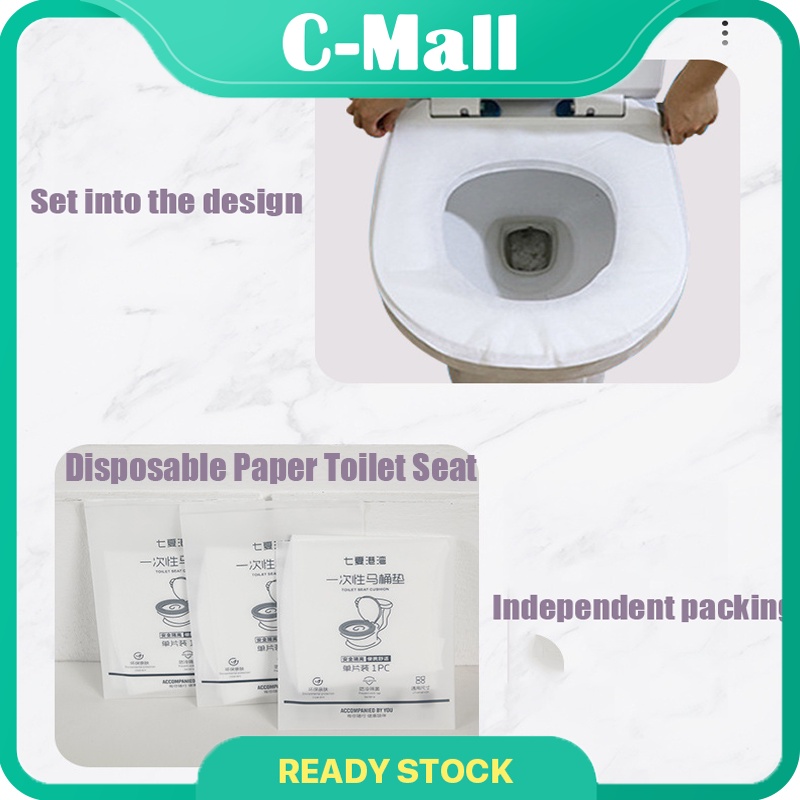 C-Mall Disposable Travel Disposable Toilet Seat Lapik Tandas Duduk ...