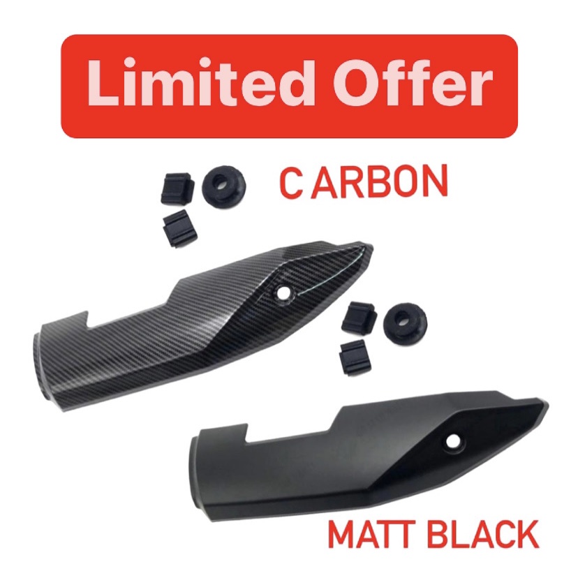 HONDA RSX RS-X 150 MUFFLER PROTECTOR COVER EKZOS MUFFLER COVER SET ...
