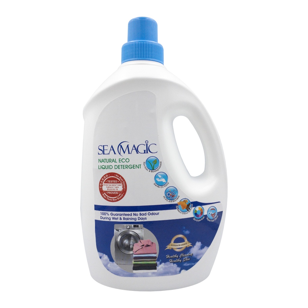 SEA MAGIC NATURAL ECO LIQUID DETERGENT 2.4kg - 9555571200102 | Shopee ...