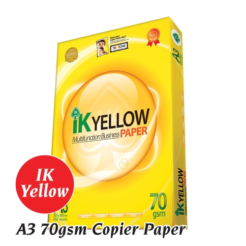 A3 70gsm Copier Paper | A3 IK Yellow | A3 Double A | A3 PaperOne 75gsm ...