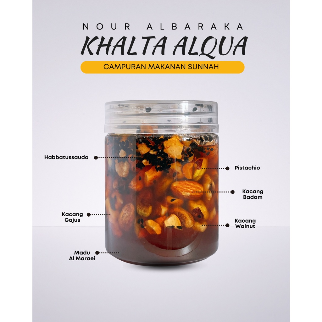 KHALTA ALQUA/ KHALTA/ MAKANAN SUNNAH/ CAMPURAN MAKANAN SUNNAH/ SUNNAH ...