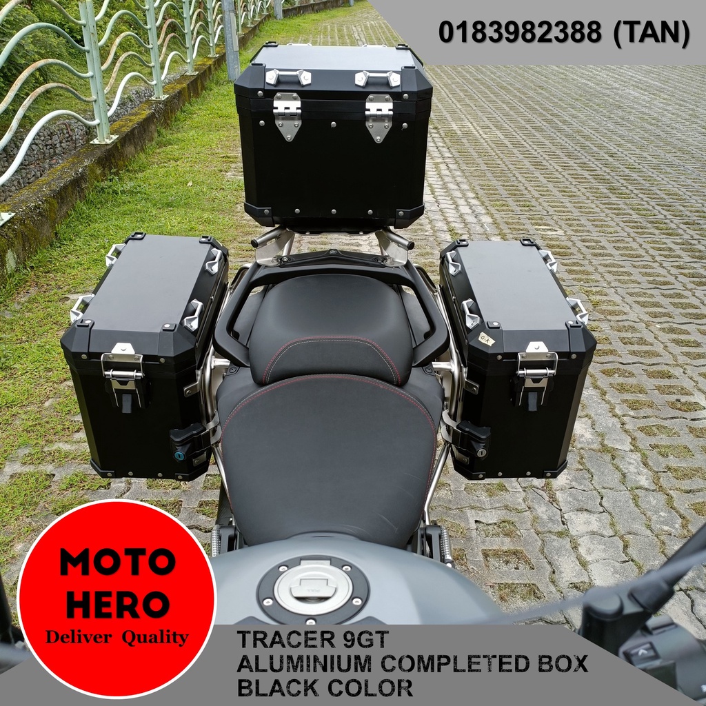 YAMAHA TRACER9GT TRACER 9GT ALUMINIUM BOX SIDE BOX SIDE PANNIER TOP BOX ...