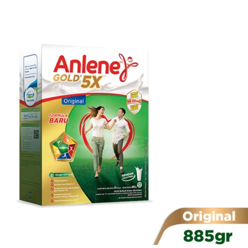 Anlene Gold 5X Original 885gr/milk Anlene Chocolate 620gr/milk ...