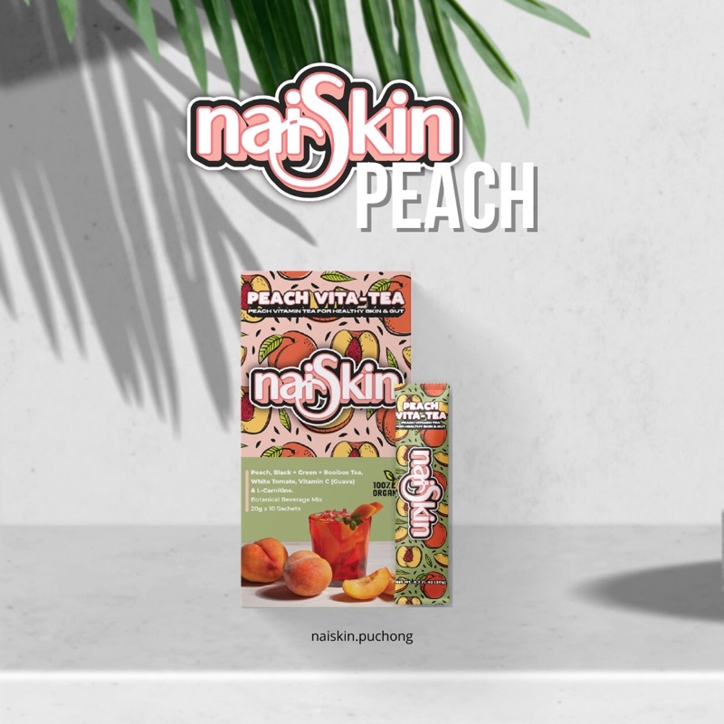 Naiskin Peach Vita-Tea | Shopee Malaysia