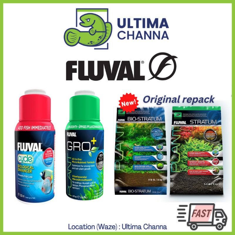 [ORIGINAL] FLUVAL Cycle 120ml / Gro+ 120ml / Stratum / Bio Stratum for ...