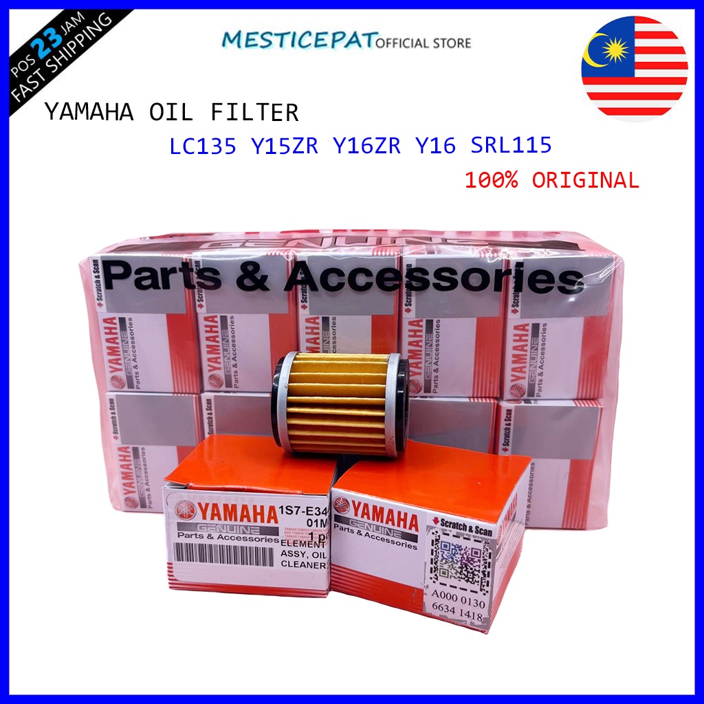 OIL FILTER YAMAHA OIL FILTER LC135 Y15ZR Y16ZR Y16 SRL115 FZ150 R15 ...