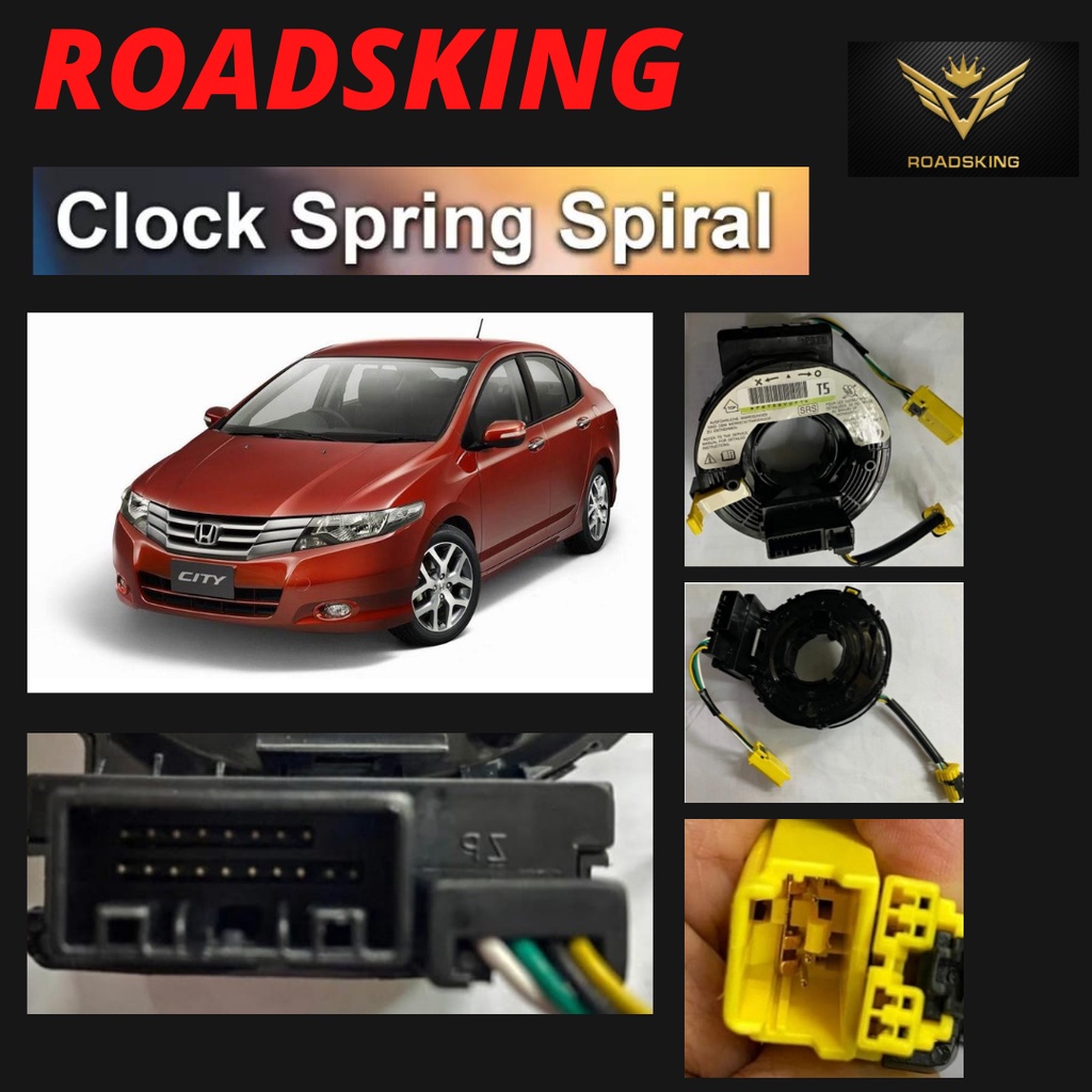 CLOCK SPRING HONDA CITY TMO 2008~2013 THAILAND AIR BAG HORN SPIRAL ...