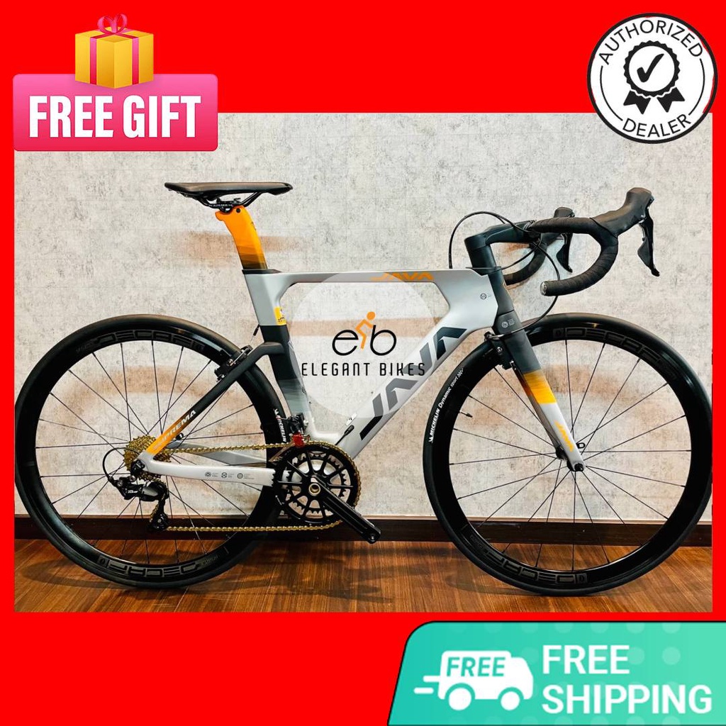 JAVA SUPREMA AERO CARBON FRAME 11SP R7000 SHIMANO 105 ROAD BIKE BICYCLE ...