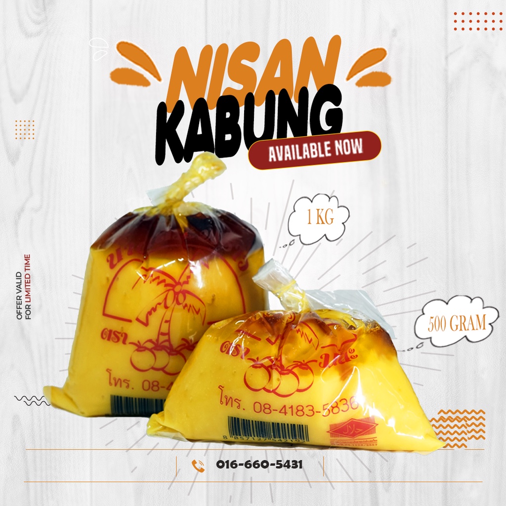 Gula Kabung Thai Asli Original Nisan Kabung Nise Kabong Somtan 500gram ...
