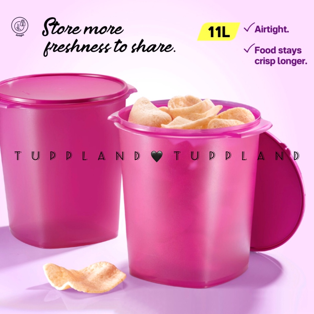 Tupperware Deco Canister 11L -1PC | Shopee Malaysia