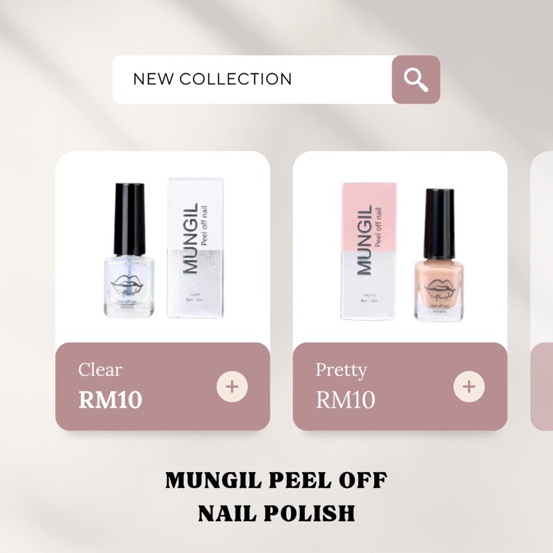💅🏻MUNGIL NAILS PEEL OFF 💅🏻 | Shopee Malaysia
