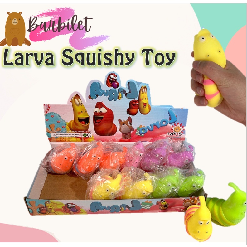 Cute Psyduck / Larva Squishy/ Bubble Duck Toy Anti Stress Squeeze ...