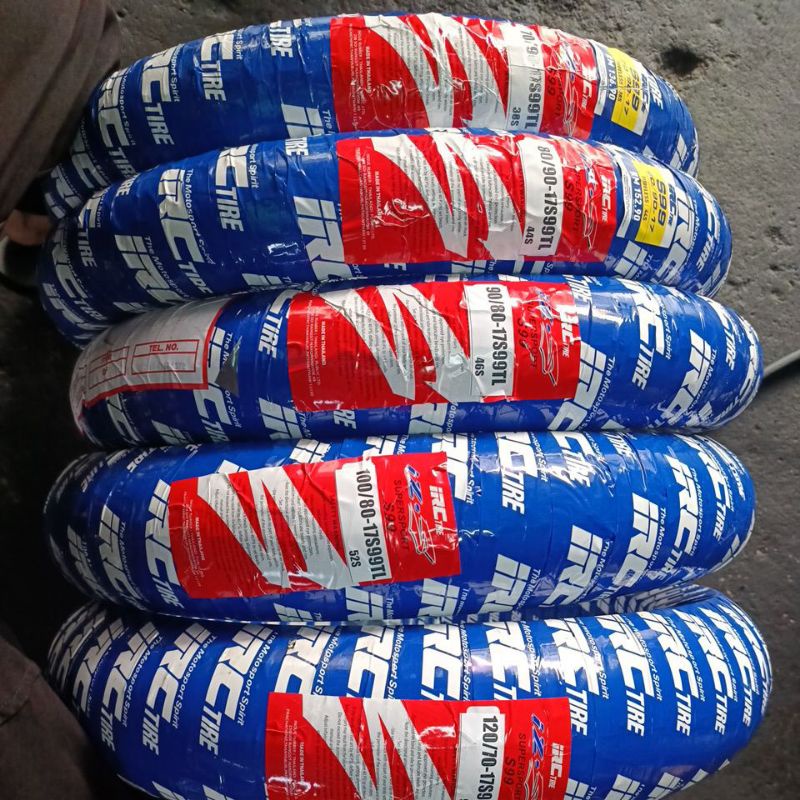 NEW STOCK JUNE 2025!! IRC IZ-S SUPER SPORT S99 TAYAR 70/90-17 80/90-17 ...